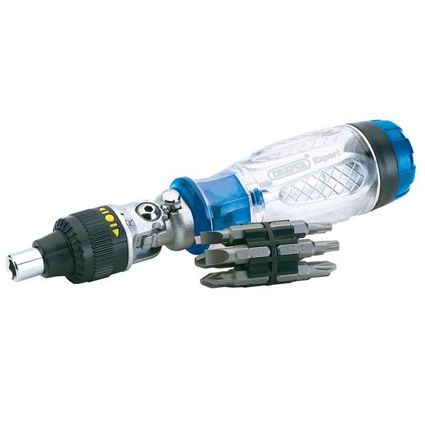 40855 Draper Ratcheting Screwdriver and Bit Set 14 Piece