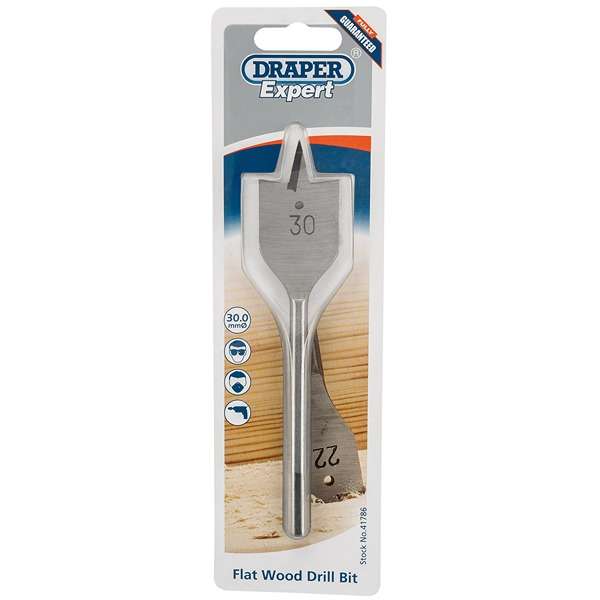 41786 | Draper Flat Wood Drill Bit 30mm - Arc Components