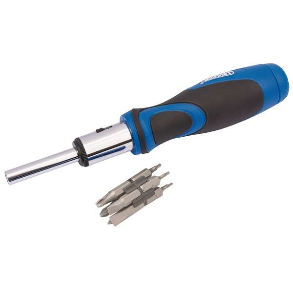 43640 | Draper Ratchet Screwdriver and Bit Set (13 Piece)