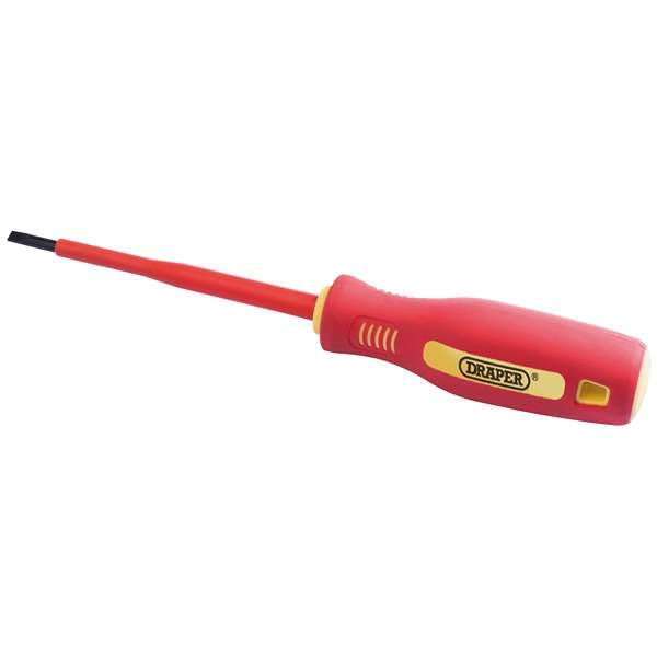 46517 Fully Insulated Plain Slot Screwdriver 4 x 100mm