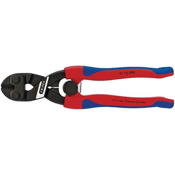 49188 | Knipex Cobolt® 71 12 200 SB Compact Bolt Cutters with Sprung ...