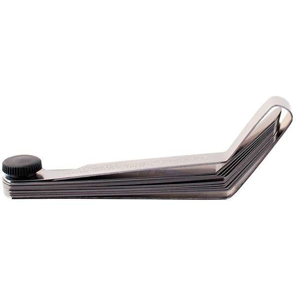 51729 12 Blade Metric and Imperial Angled Tappet Gauge