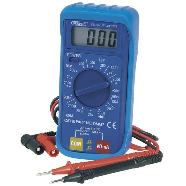 52320 | Draper Tools Pocket Digital Multimeter 500V AC/DC