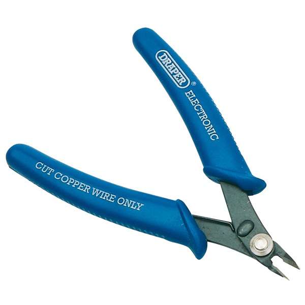 52589 | Draper Tools Electronic Flush Cut Nipper 130mm