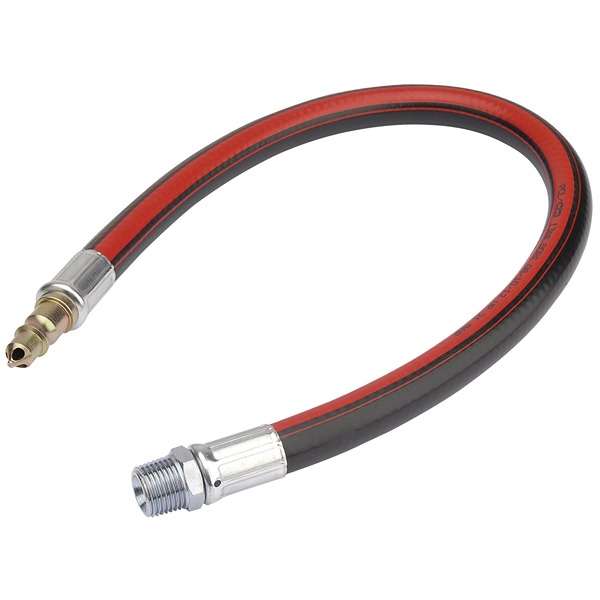 54440 | Draper Tools Air Line Whip Hose 600mm 1/2" BSP