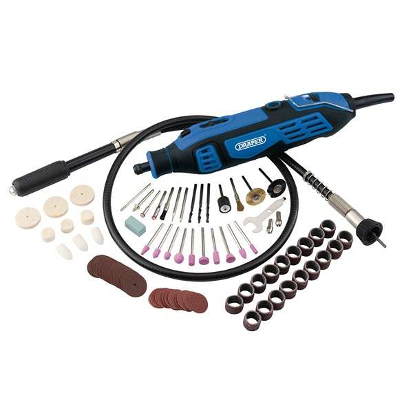 58300 | Draper Rotary Multi-Tool Kit 180W (111 Piece)