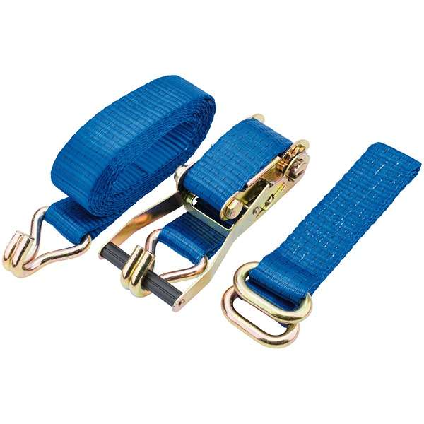 60970 Ratcheting Vehicle Tie Down Straps 3m x 50mm 2250kg