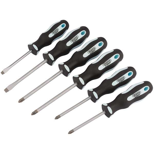 63588 | Draper Expert Soft Grip Screwdriver Set (6 Piece)