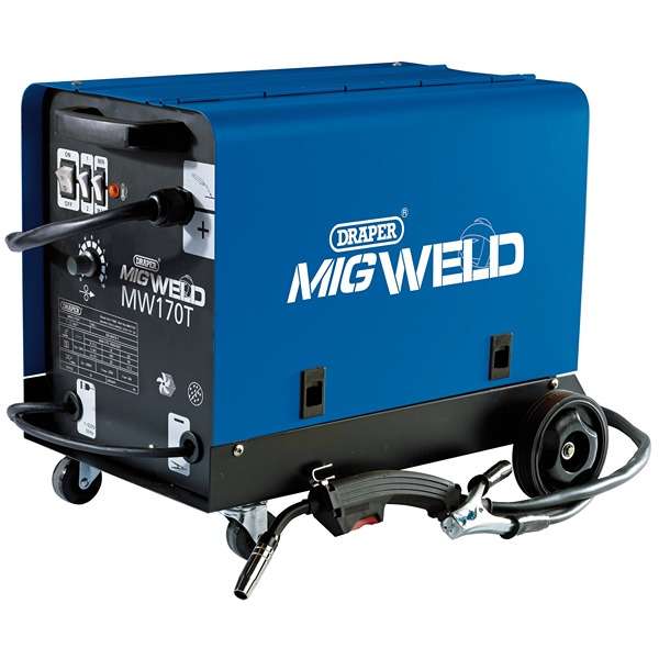 71095 | Draper Gas/Gasless MIG Welder 160A - Arc Components