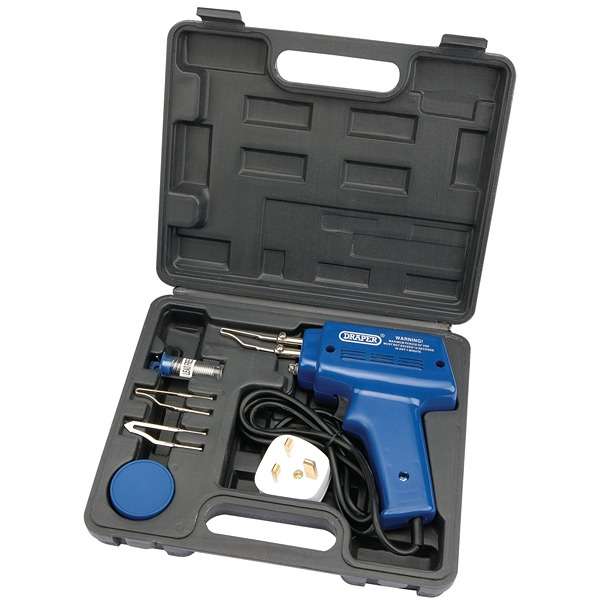 71420 | Draper 230V Soldering Gun Kit 100W - Arc Components