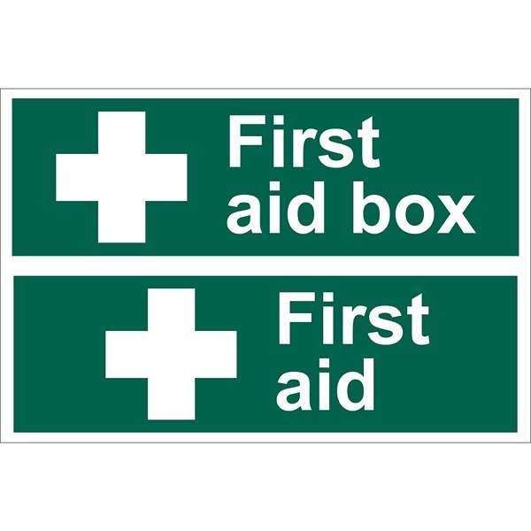 72542 | Draper First Aid Box' Safety Sign - Arc Components