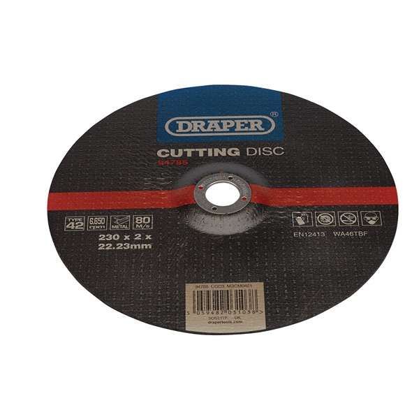 94785 | Draper DPC Metal Cutting Disc 230 x 2 x 22.23mm