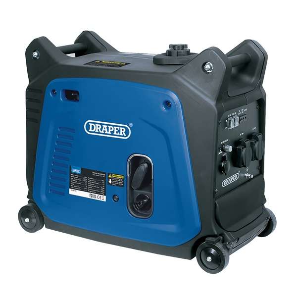 95198 | Draper Tools Petrol Inverter Generator 2800W