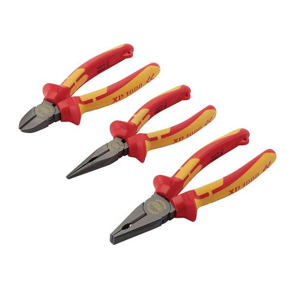99070 Draper XP1000® VDE Pliers Set Tethered 3 Piece