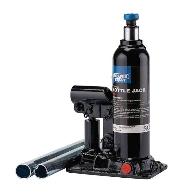 99766 | Draper Tools Expert Hydraulic Bottle Jack 2 Tonne