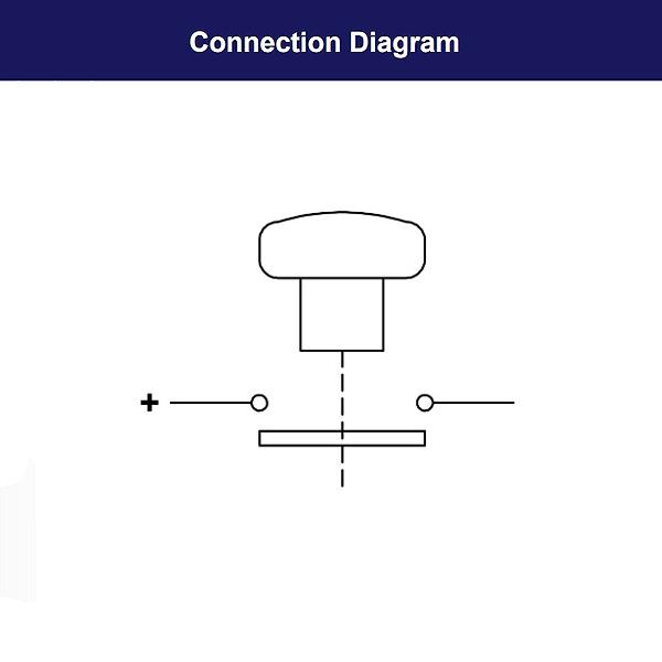 ED125L-7 | Albright 125A Keyed Battery Isolator Stop Switch