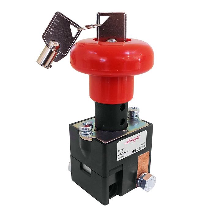 ED125L-7 | Albright 125A Keyed Battery Isolator Stop Switch