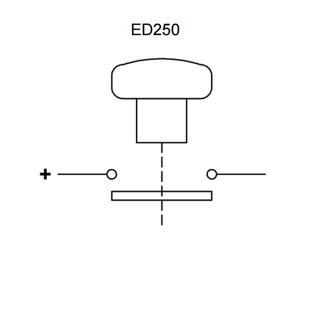 ED250-1 | Albright 250A 48VDC Battery Isolator Switch