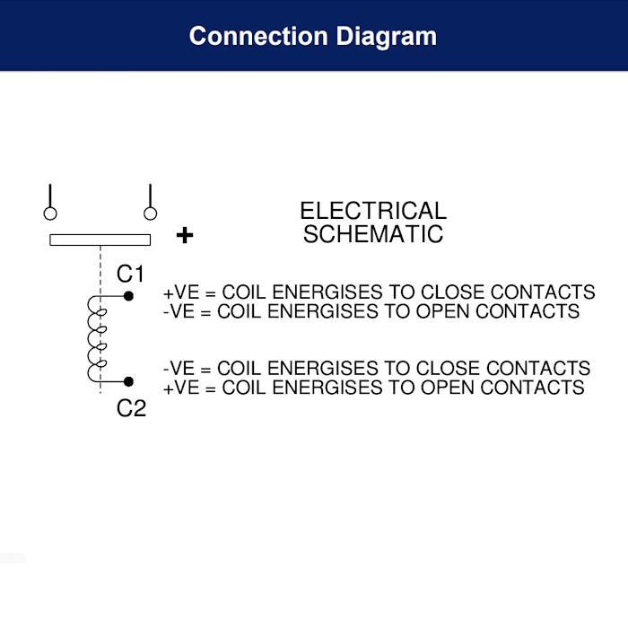 PC60-79M | Albright 48V Magnetically Latched Solenoid - 80A