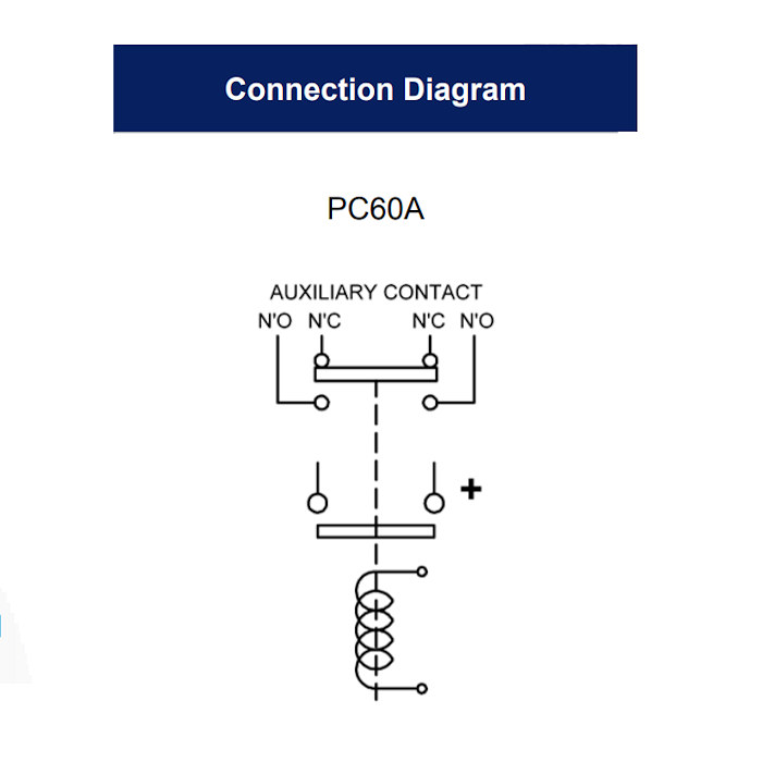 PC60A-131 | Albright 48VDC PCB Mounted SPST Solenoid 80A