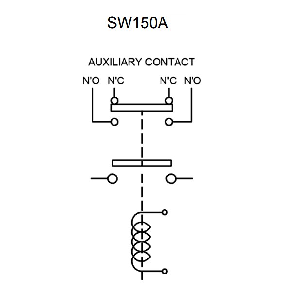 SW150A-1071 | Albright SPST Contactor - 12VDC 150A