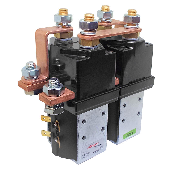 SW202N-345 | Albright 12VDC Motor-reversing Solenoid 250A