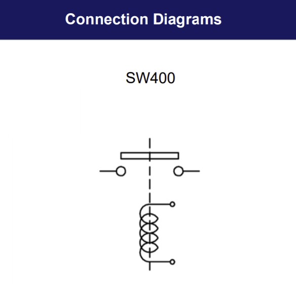 SW400-1 | Albright SPST Contactor - 30V 400A
