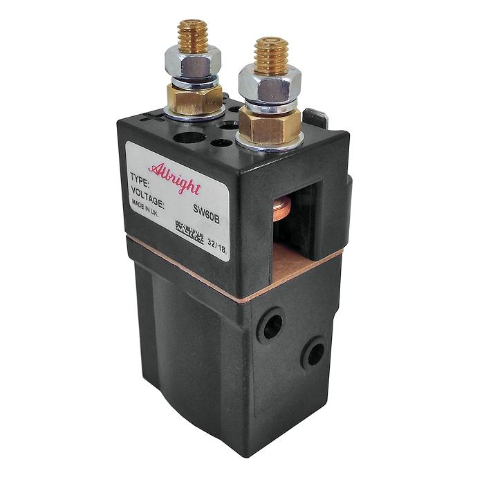 SW60B-195 | Albright Single-acting 24VDC Switch Solenoid 80A