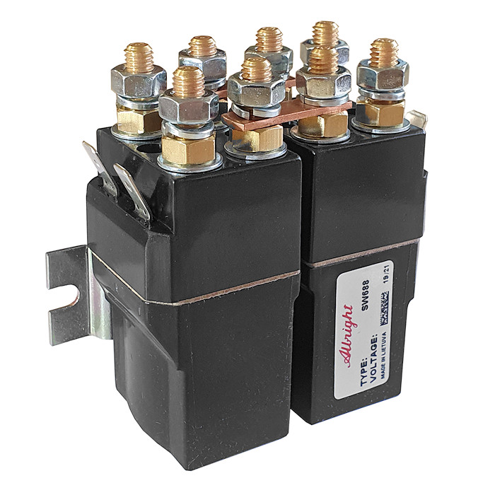 SW688-4 | Albright 48V Double DPST Solenoid - Continuous