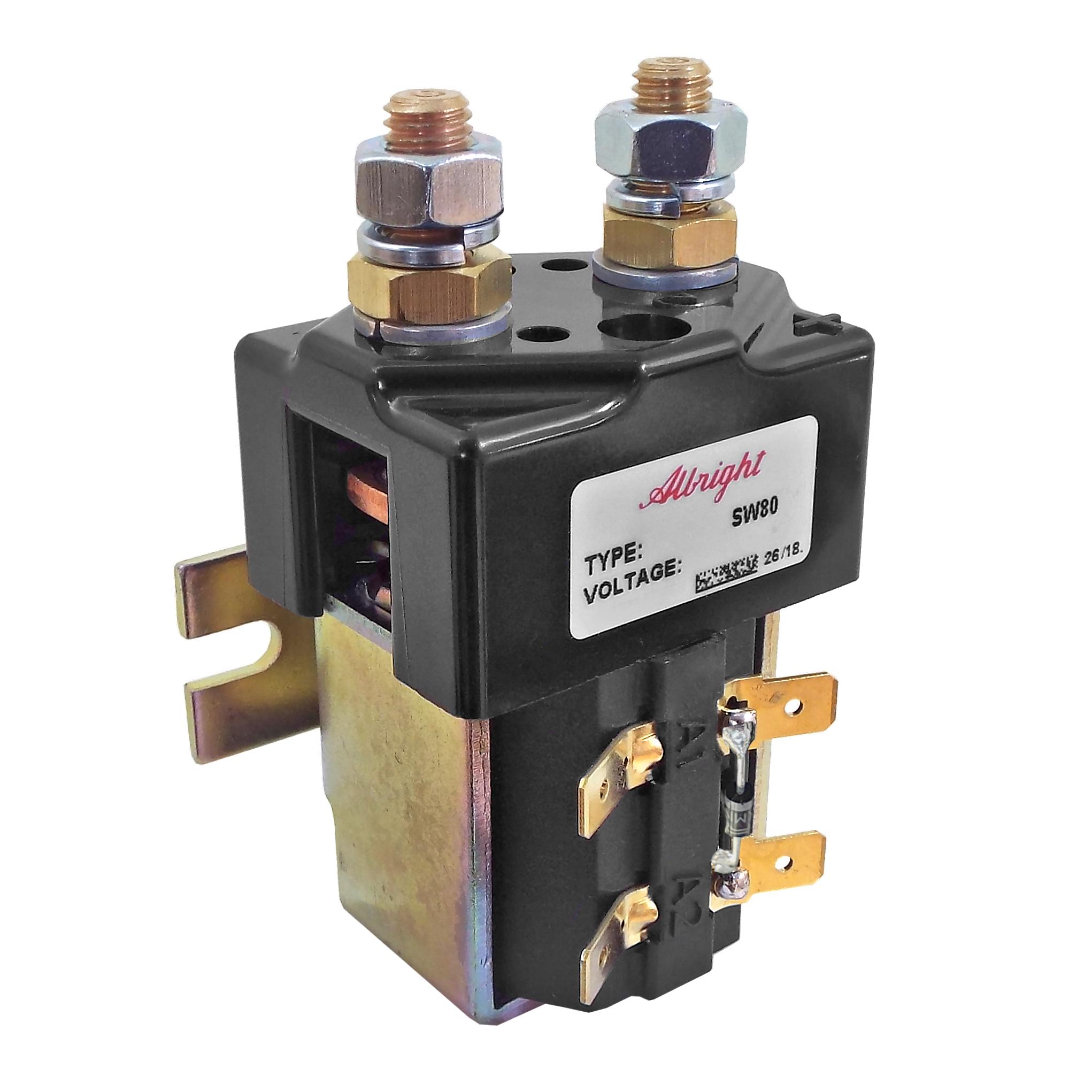 SW80-1764 | Albright 24V SPST Contactor With Diode