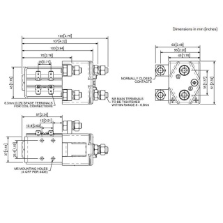 Albright SW181 150A Single-Pole Double-Throw Contactors